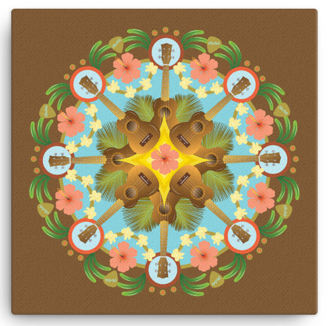 Tropical Mandala - Canvas Prints – dkgriffinart