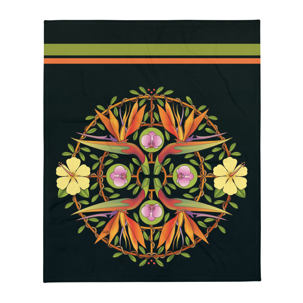 mandala throw blanket